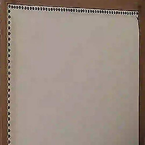 Benzara Wooden Daybed, Cream and Brown