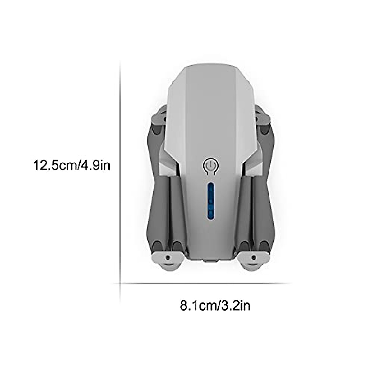 Remote Control Drones with Camera for Adults 4K & 1080P, Flying Toys with 3-level Flight Speed 4 Channel Fpv Mini Drones with Camera Rc Plane Helicopters Cool Stuff Gifts for Men (White)