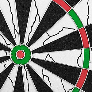 CyeeLife 18 inch Dartboard with 6 Darts Set and 18pcs Flights+Sharpener+16 Plastic Flight Protectors