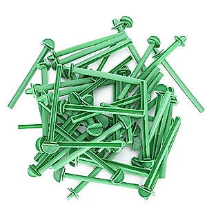 50Pcs Plastic Stand Perches Holders, 6.3in Bird Standing Stick Stand for Canary Finch Budgie Bird Cage