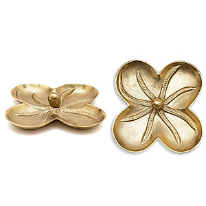 Large Gold Bronze Octopus Snack Bowl Tray - Tentacle Decorative Centerpiece, Ashtray & Serving Platter, Chip and Dip, Candy, Salsas, Food Tray, Steampunk Home Decor Gift, Entertaining, 13.6"L