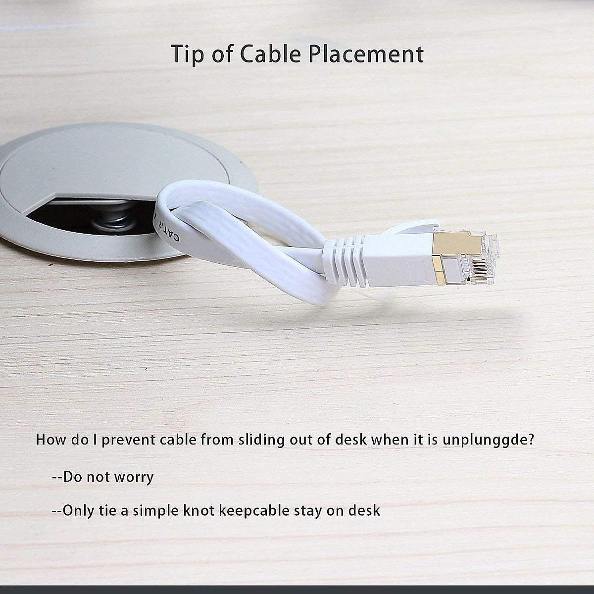 Cat7 Ethernet Cable 150ft Flat High Speed Shielded (STP) Solid Computer Network Cord with Snagless Rj45 Connectors Slim Durable Internet LAN Wire for Modem,Router.Faster Than Cat5e/Cat5/cat6(White) …