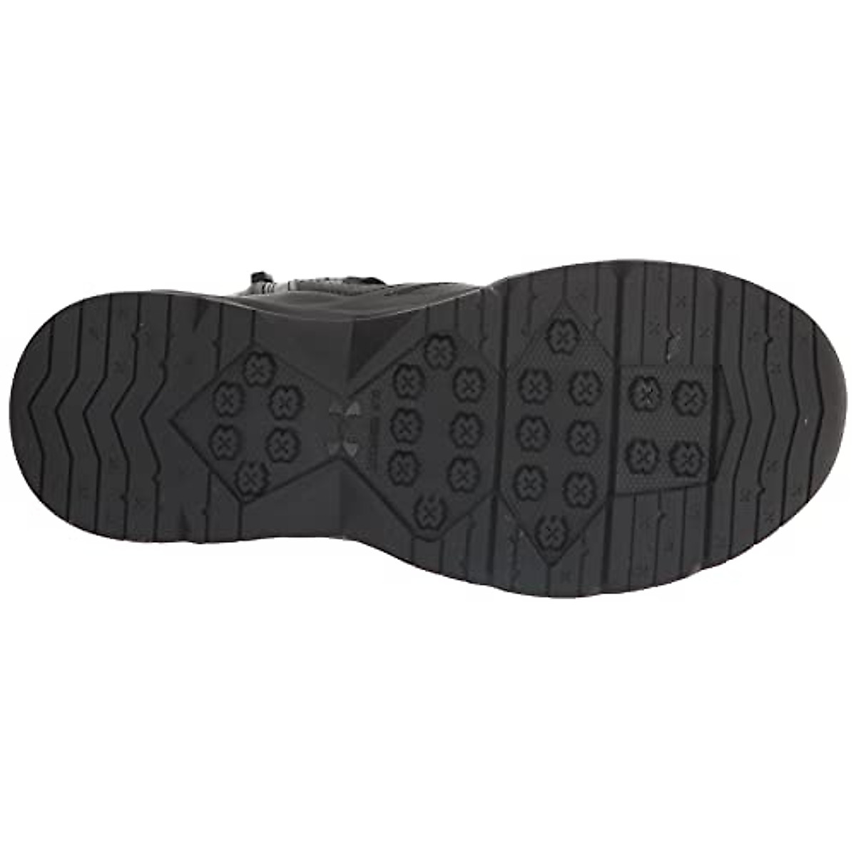 Under Armour Men's Stellar G2 6" Side Zip Lace Up Boot, (001) Black/Black/Pitch Gray, 11.5