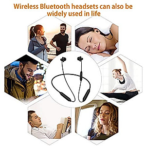 GOOJODOQ Bluetooth Sleep Headphones Bluetooth 4.2 Wireless Soft in-Ear Sleeping Earbuds, 18 Hours Music time, Wireless Sleep Headsets for Insomnia, Side Sleeper, Gym, Relaxation and Sports-Black