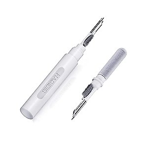 Hagibis Cleaning Pen for Airpods Pro 1 2 Multi-Function Cleaner Kit Soft Brush for Bluetooth Earphones Case Cleaning Tools for Lego Huawei Samsung MI Earbuds (White)