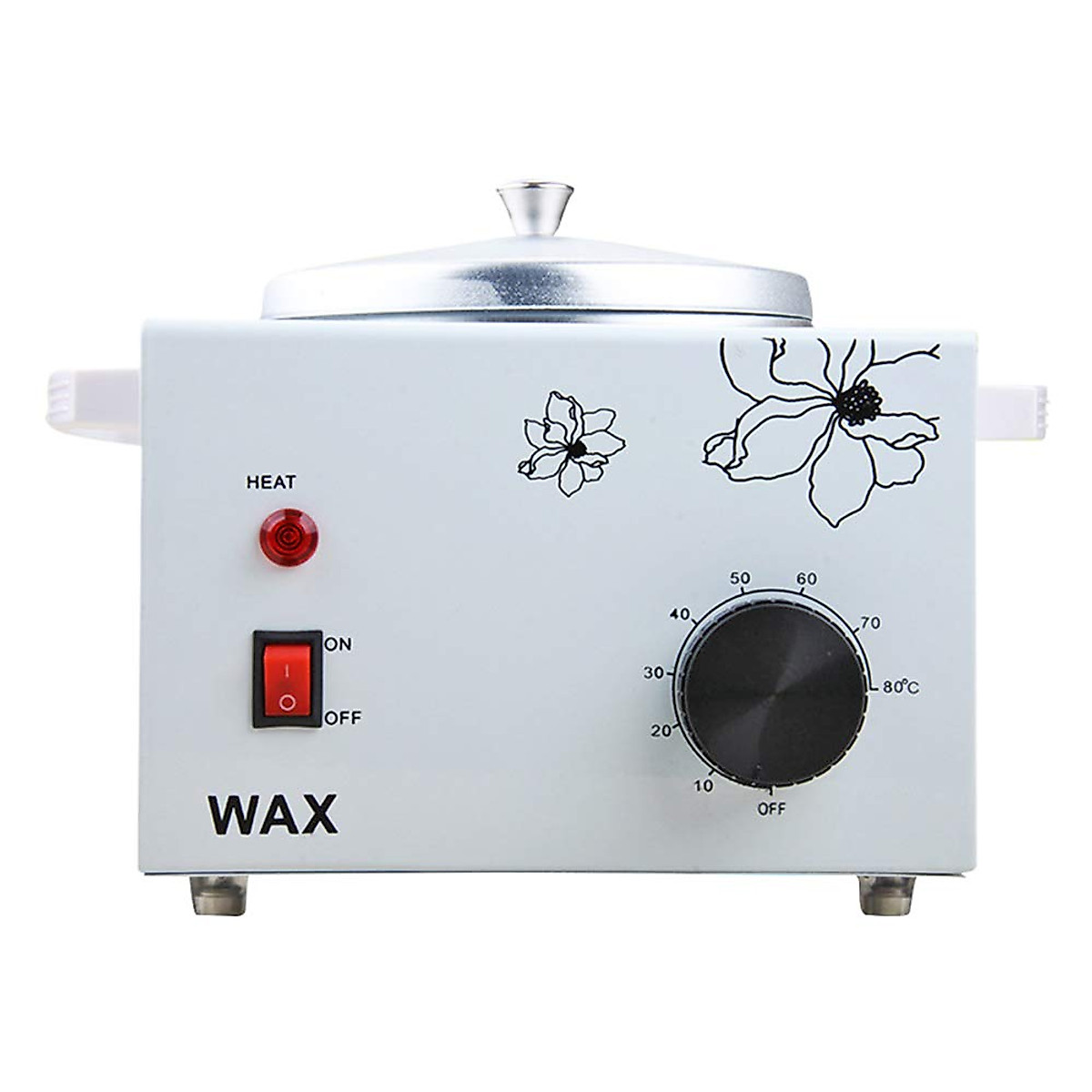 iMeshbean® Adjustable Wax Warmer Parrafin Heater Hair Removal Kit, Easy to Use and Fast to Warm Up (Single Pot Wax Heater)