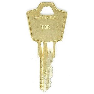 HON 113R Replacement Keys: 2 Keys
