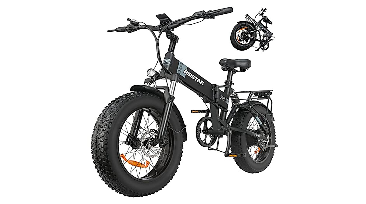 Folding Electric Bike for Adults - 1000W Motor, Fat Tire