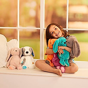 B. toys- B. softies- 12" Plush Bunny- Huggable Stuffed Animal Rabbit Toy- Soft & Cuddly Plush Bunny – Washable – Newborns, Toddlers, Kids- Happy Hues- Sprinkle Bunny - 0 Months +