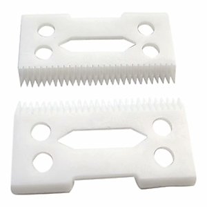 Ceramic clipper blades 2 hole2-Hole Clipper ceramic Blade cutter,ceramic clipper replacement blades for WAHL Professional: Super Taper, Super Taper II. Icon, Pro Basic, and Taper 2000