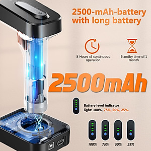 Eyoyo 2D QR Wireless Barcode Scanner, 3 in 1 Bluetooth & USB Wired & Wireless 1D 2D QR Barcode Reader, 2500mAh Cordless Bar Code Scanner for PC, iPhone, iPad, Tablets