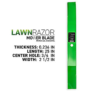 8TEN LawnRAZOR Blade Set for Lesco Toro Groundsmaster 72 inch Deck 003032 29-5530 23-2410-03 29-5530-03 (High-Lift)