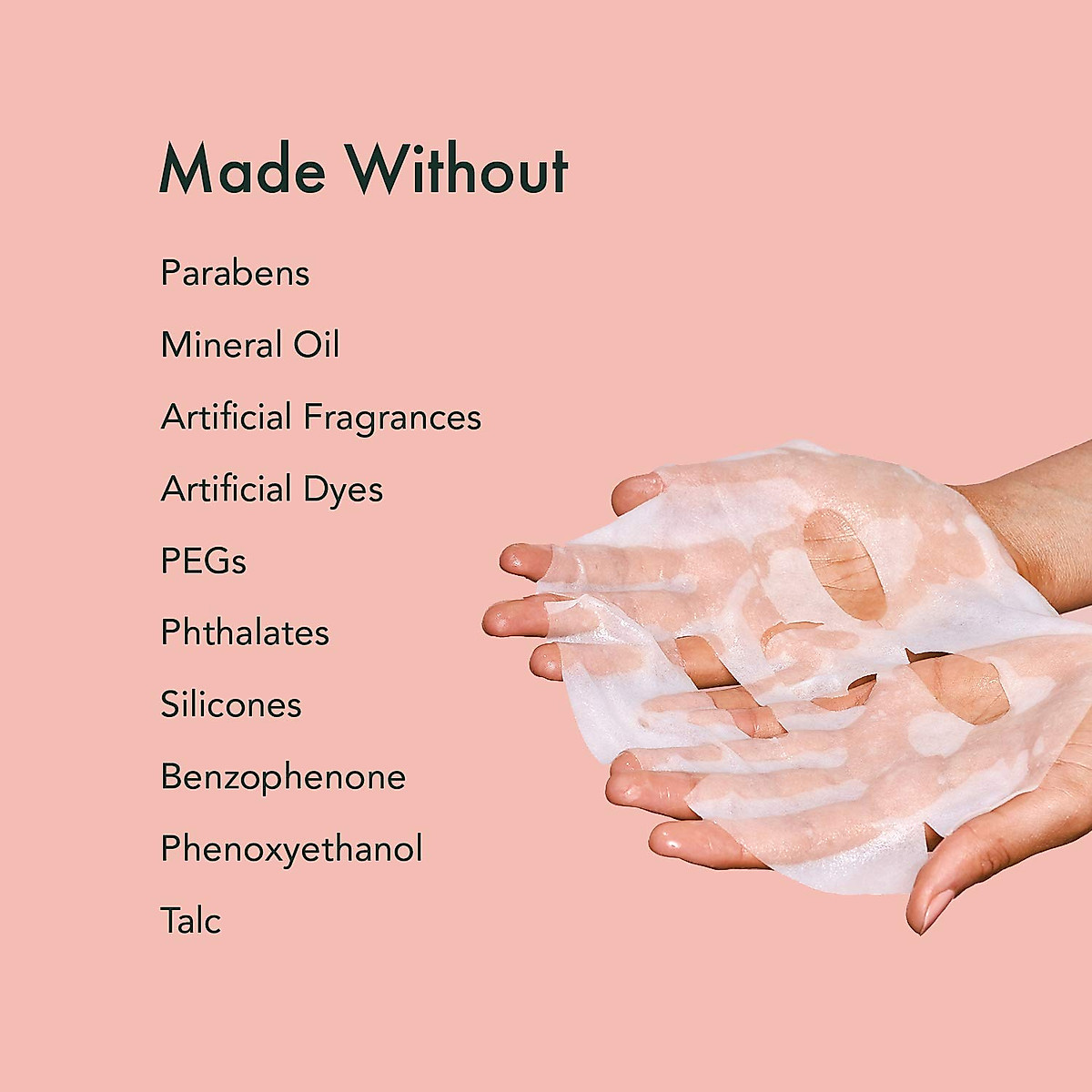 Rael Face Mask Skin Care, Tea Tree Face Masks - Bamboo Facial Sheet Mask, Korean Skincare, with Tea Tree Oil and Fruit Extracts, All Skin Types (Tea Tree, 5 Sheets)