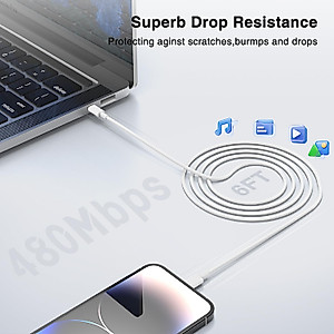 3 Pack QZIIW iPhone Charger,iPhone Fast Charger,[MFi Certified] iPhone Fast Adapter,USB C to Lightning Charging Cable 6 Feet,20W USB C Wall Charger with Compatible iPhone 14 13 12 11 Pro Max,iPad