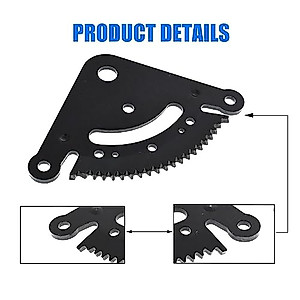 labwork Steering Sector & Pinion Gear W/Bushings Replacement for John Deere D130 D140 D150 D160 D170 1GXD110E