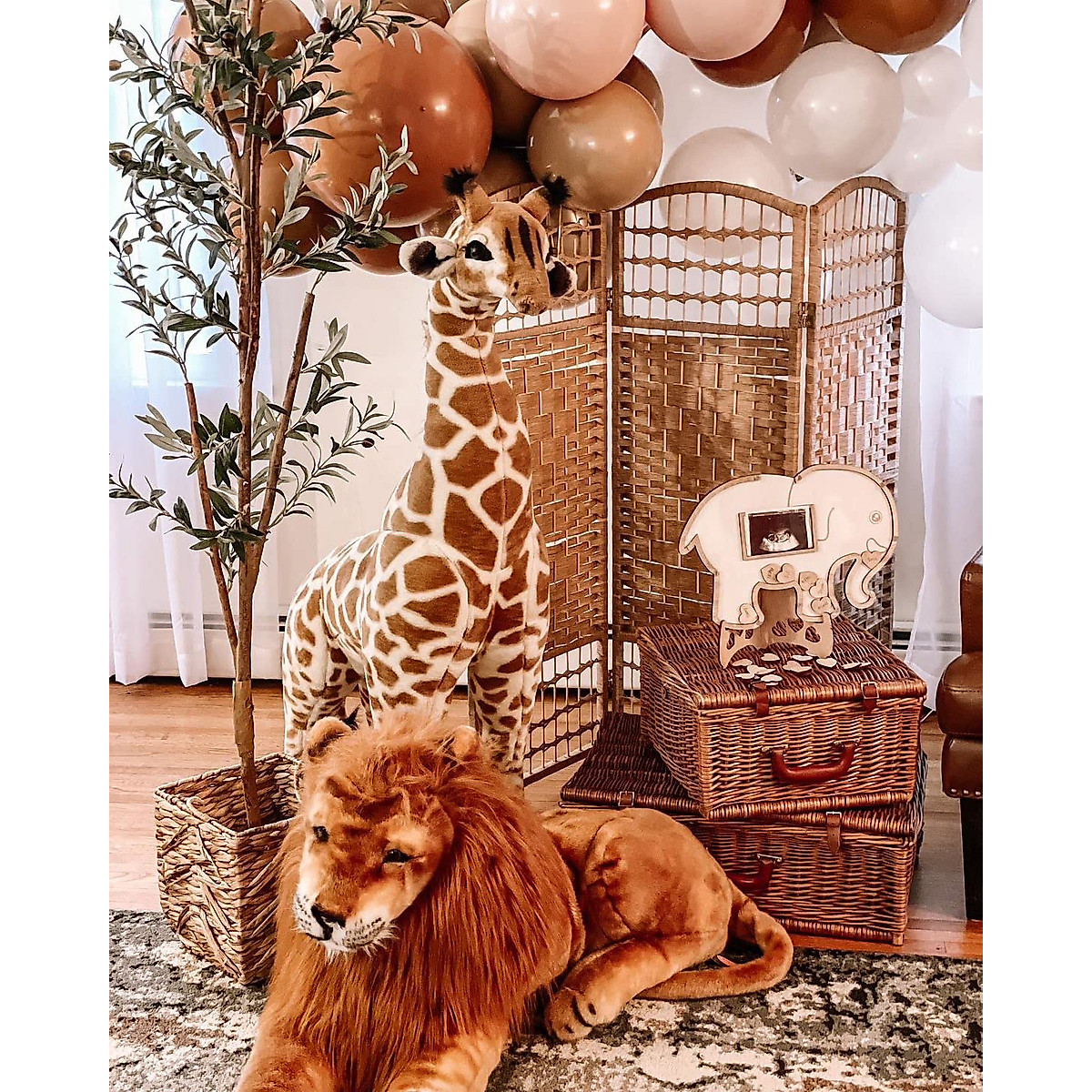 Bossy Baby,Elephant Baby Shower Guest Book Alternatives,Elephant Baby Shower Decorations,Baby Sonogram Frame Keepsake- Elephant Nursery Decor Photo Frame,Safari Nursery Decor,(Elephant Theme)