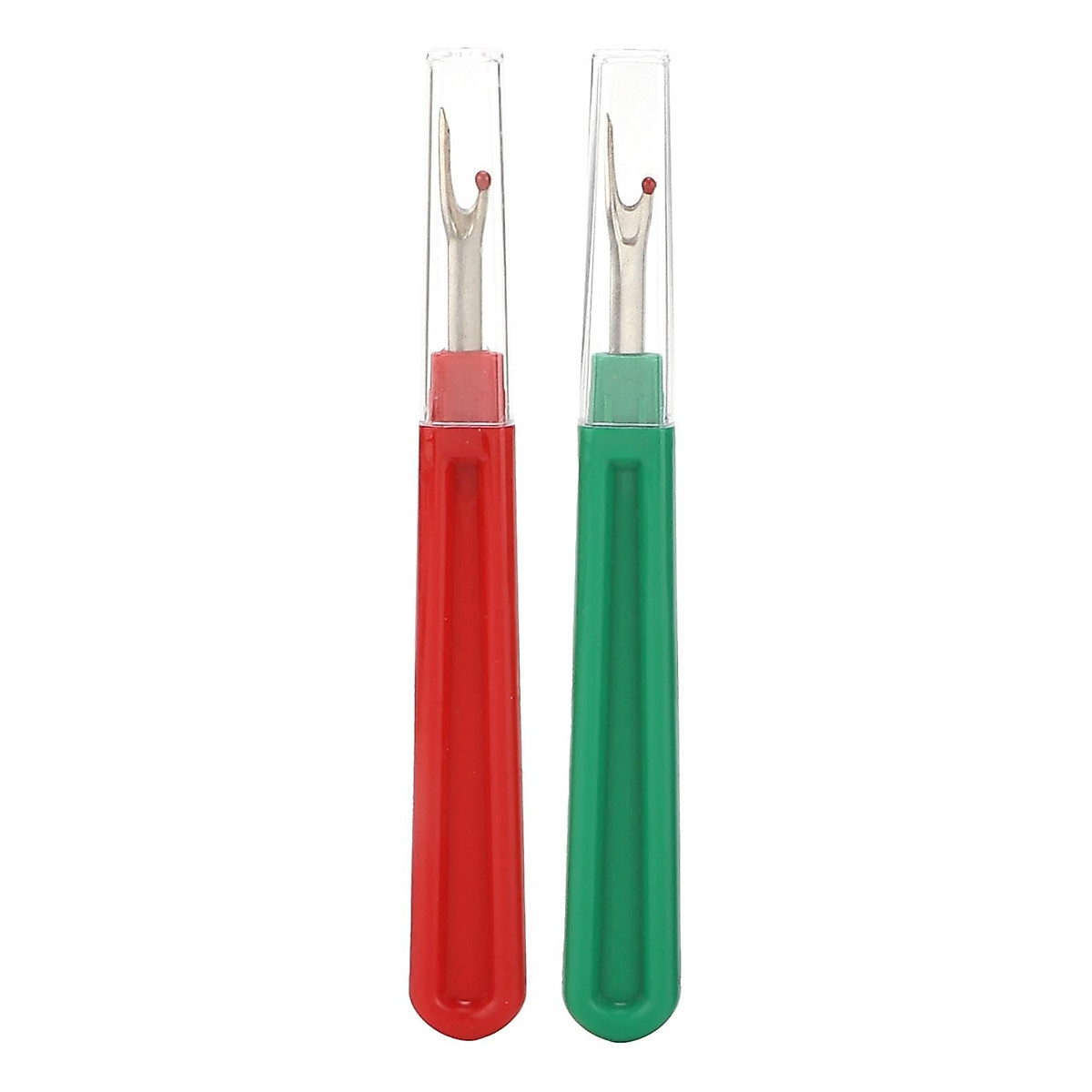 Colorful Stainless Steel Seam Ripper Set with Handy Handles - Thread Remover and Needlework Accessories for Sewing Kit Embroidery Quilting Tools and Thread