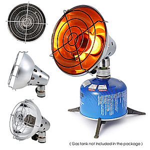 Lixada Portable Gas Heater Camping Heater Lightweight Camp Gas Heater with Blanket and 4 Clips Camping Warmer Heating Stove Outdoor