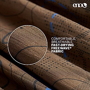 ENO DoubleNest Hammock Prints - Fade Teal/Chartreuse