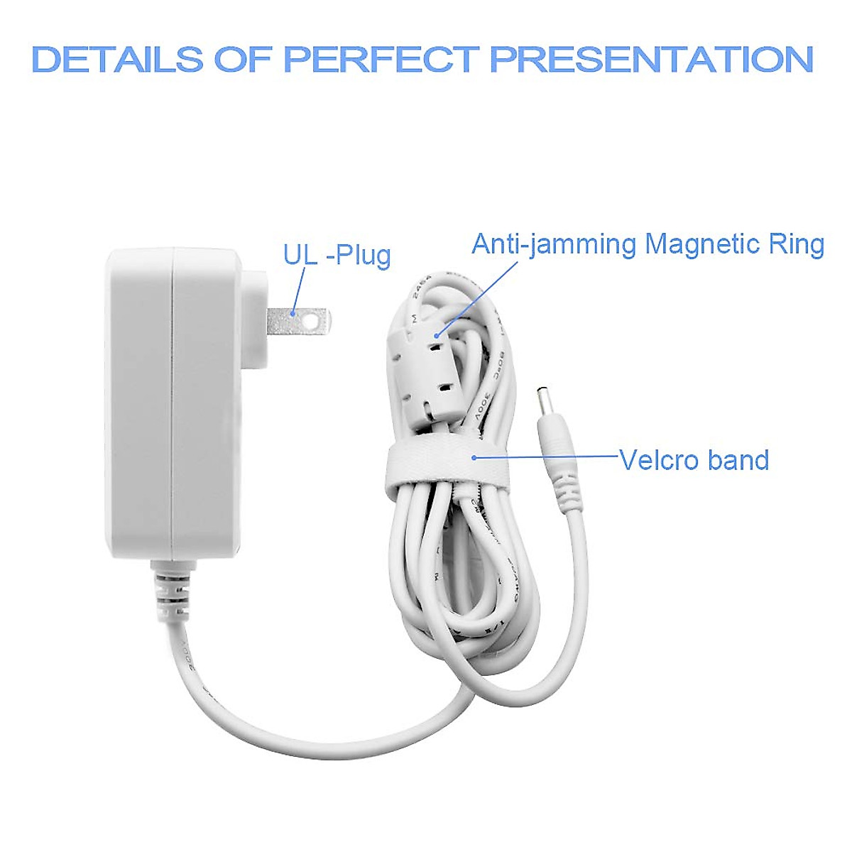 TOP-SPEED 16.5V 2A AC DC Power Supply Adapter Charger for Google Home Hub, Google Nest Hub (1st Gen), Google Voice Speaker, 33W AC Power Adapter.