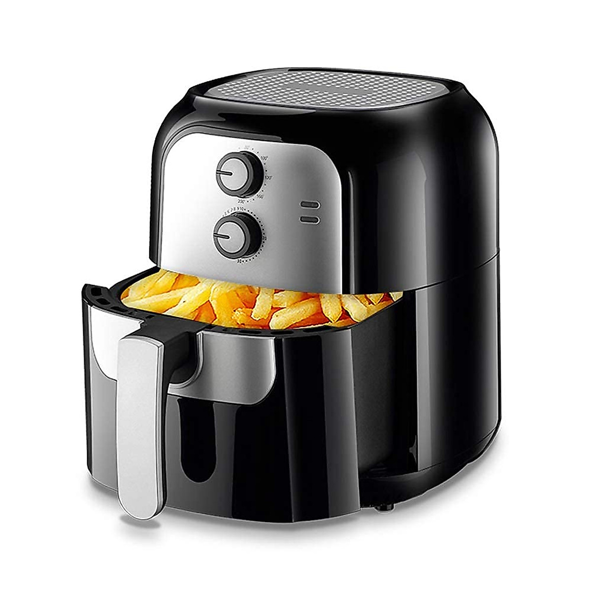 Air Fryer Oil-free Electric Fryer, Household Fully Automatic Large Capacity Low Fat French Fries Smart Air Fryer, 360 Degree Air Circulation, Integrated Liner is Easy to Clean
