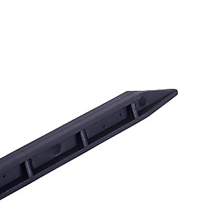 Landscape Edging Spikes, 12 Pcs 10 Inch Garden Stakes Anchoring Spikes for Paver Edging, Weed Barriers, Turf, Tent, Weed Barrier, Timber, Carpentry, Tent etc. (12 PC, Black)