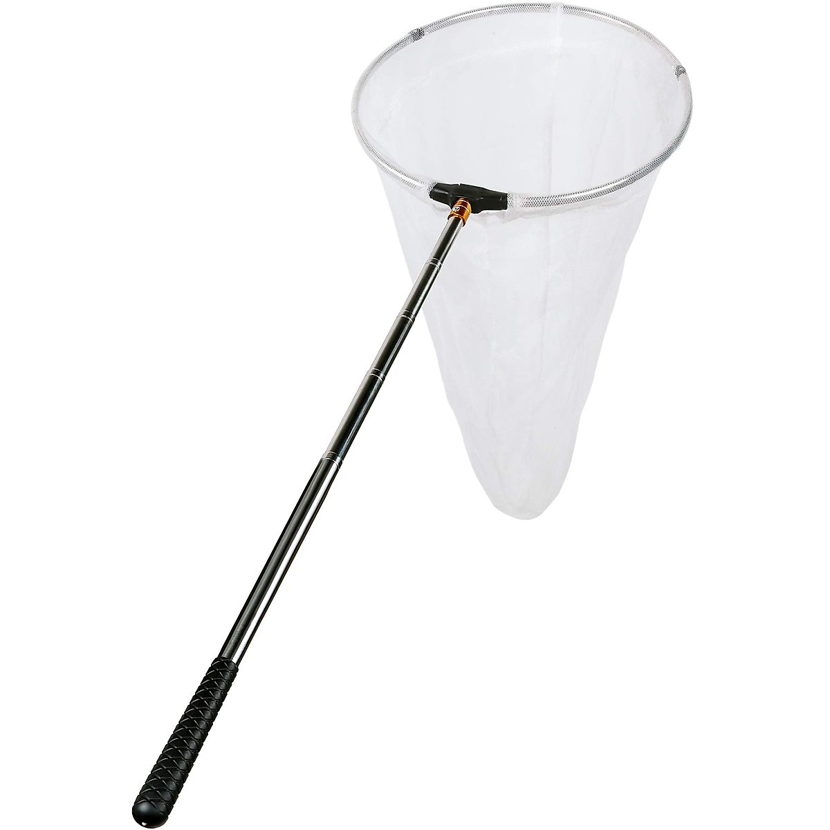RESTCLOUD Insect and Butterfly Net with 12" Ring, 24" Net Depth, Handle Extends to 59 Inches for Adults and Kids (12" Ring, 59" Handle)