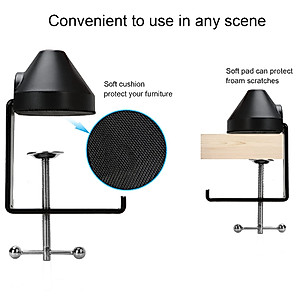 Rode Podmic Stand with Microphone Windscreen and Dual Layered Mic Pop Filter for Rode PodMic Podcasting Microphone by YOUSHARES