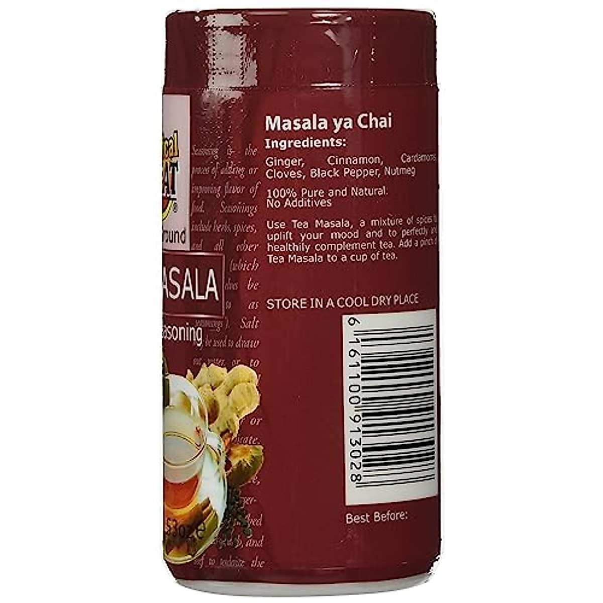 Tropical Heat Kenyan Tea Masala,3.53oz, 1pack