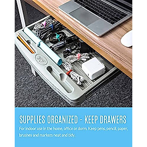 Magnetic Cable Ties 10 PCS Reusable Cable Organizers Earbuds Cords USB Cable Manager Keeper Wrap Ties Straps Bookmark Clips Whiteboard Noticeboard Fridge Magnets for Office, School, Home Organization