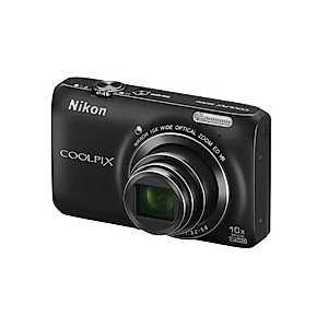 Nikon COOLPIX S6300 16 MP Digital Camera with 10x Zoom NIKKOR Glass Lens and Full HD 1080p Video (Black)