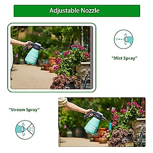 Electric Sprayer, 0.52 Gallon Handheld Battery Power Sprayer in Garden and Lawn,for Mist Plants, Home Cleaning