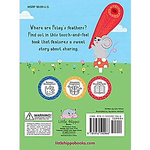 Peacock's Rainbow Feathers - Touch and Feel Board Book - Sensory Board Book