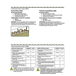 Wrap-On 14200 Roof and Gutter Cable, 200-Feet, Gray