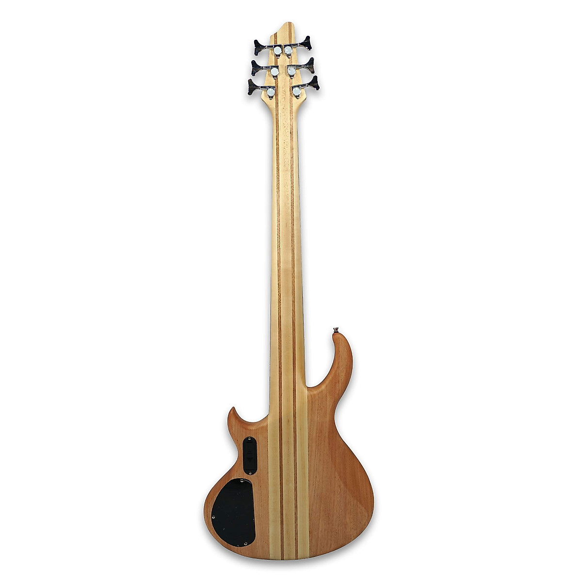 6 String Electric Bass Guitar Millettia Laurentii+Okoume body maple neck