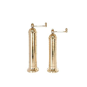 The Original European Pepper Mill 8'' Brass Pepper Mill