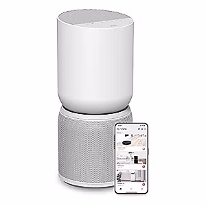 TCL Breeva A5 Smart Air Purifier with 5-Stage Clean, True HEPA (H13), Removes 99.97% of Dust/Bacteria/Odors & More, App & Voice Control, Auto Shield, Ultra-Quiet, White (A515W)