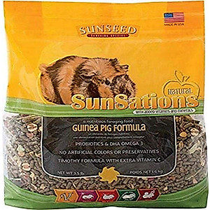 Sunseed Company 36057 Sensations Guinea Pig Food, 3.5 Lb