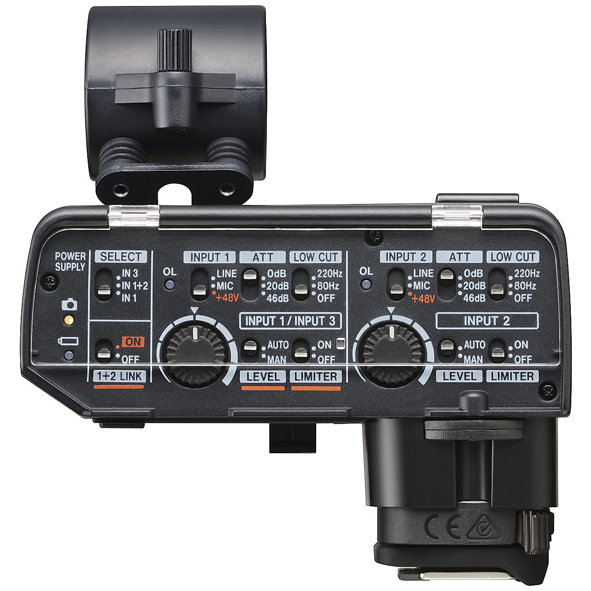 Tascam Canon Kit XLR Microphone Adapter for Mirrorless Cameras, Black (CA-XLR2d-C)