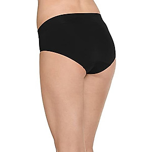 Jockey Women's Underwear EcoSeamfree Hipster, Black, XL