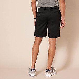 Amazon Essentials Men's Slim-Fit Stretch Golf Short, Black, 33