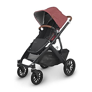 Vista V2 Stroller - Lucy (Rosewood mélange/Carbon/Saddle Leather)