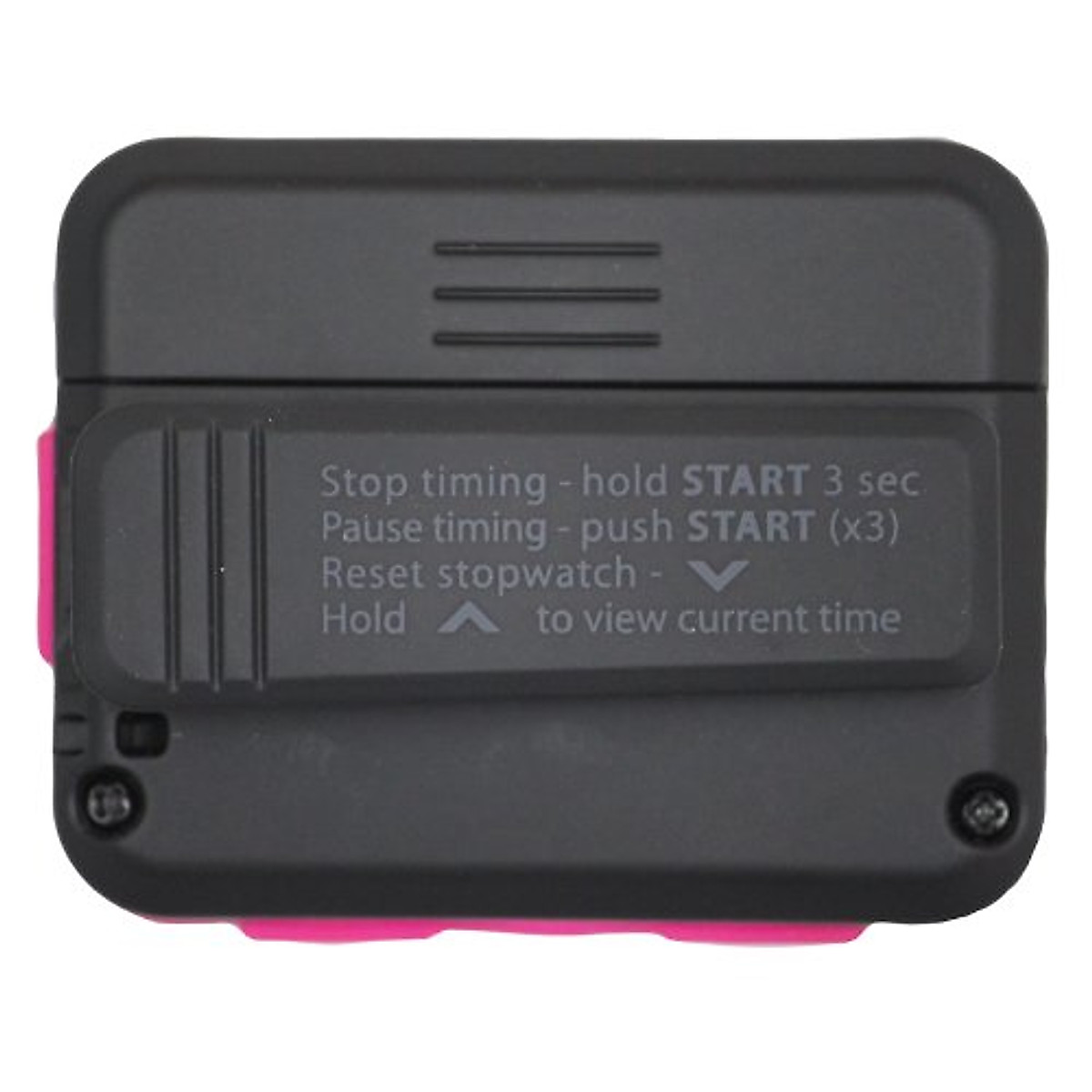 Gymboss miniMAX Interval Timer and Stopwatch - Black/Pink SOFTCOAT