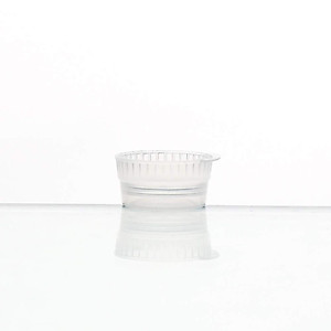 Labvida Plastic Test Tubes with Caps, 50pcs Dia.16x125mm | 25ml, Nature Colored Test Tubes with Lids, LVI001