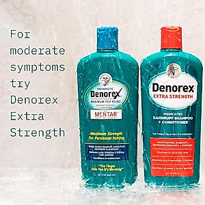 Denorex Therapeutic Dandruff Shampoo + Conditioner, Maximum Itch Relief 10 oz (Pack of 3)