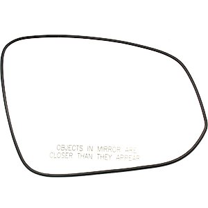 Kool-Vue Passenger Side Mirror Glass Compatible with 2013-2018 Toyota RAV4, North America Built Vehicle, Convex Heated With Backing Plate