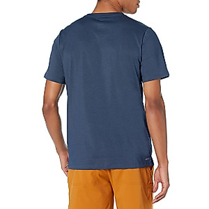New Balance Men's Tech Short Sleeve 21, Natural Indigo Heather, Small