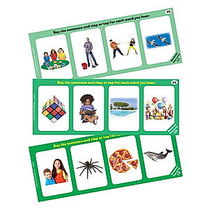 Super Duper Publications | Phonological Awareness Skill Strips® Photo Flash Cards | Educational Learning Resource for Children | Skills to Learn to Read | Activities for Auditory Processing Disorders