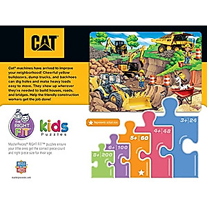 MasterPieces 60 Piece Jigsaw Puzzle for Kids - CAT Day at The Quarry - 14"x19"