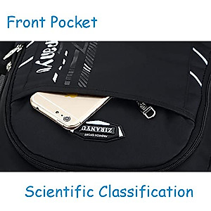 Voici et Voila Large Trolley Schoolbag Rolling Laptop Wheeled Backpack with wheels for Boys College School Rucksack Men's Backpack Teens Blue